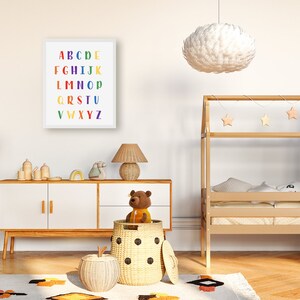 Primary & Secondary Colours Alphabet Poster Educational - Etsy