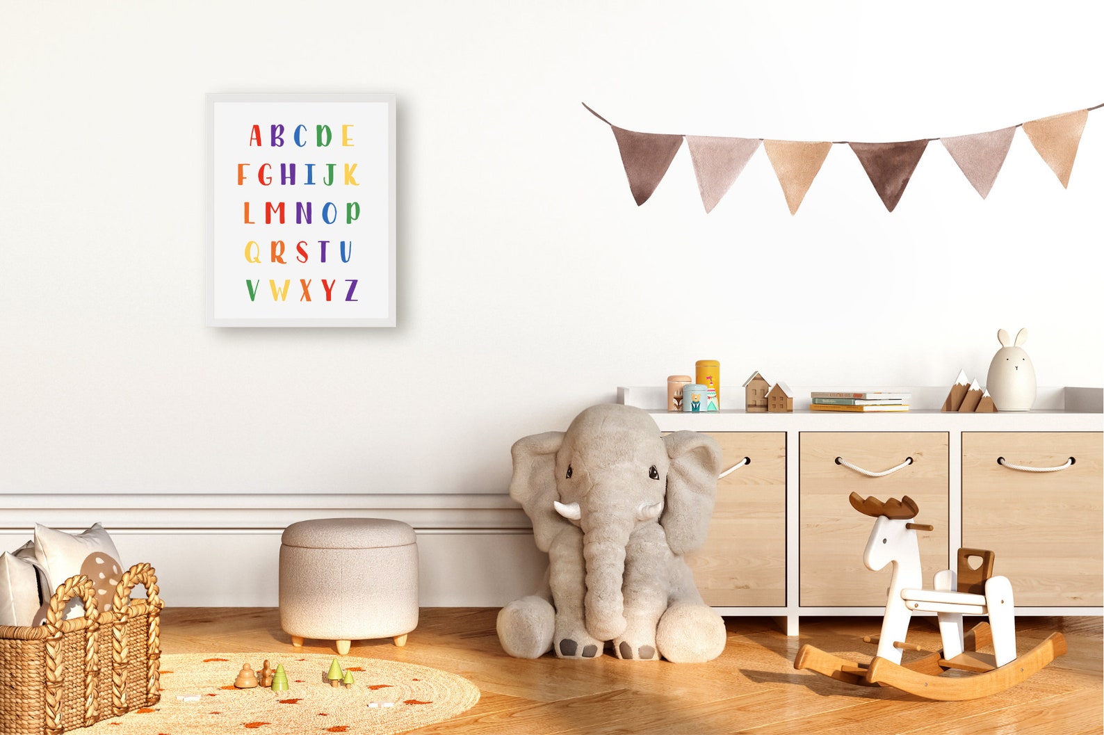 Primary & Secondary Colours Alphabet Poster Educational - Etsy