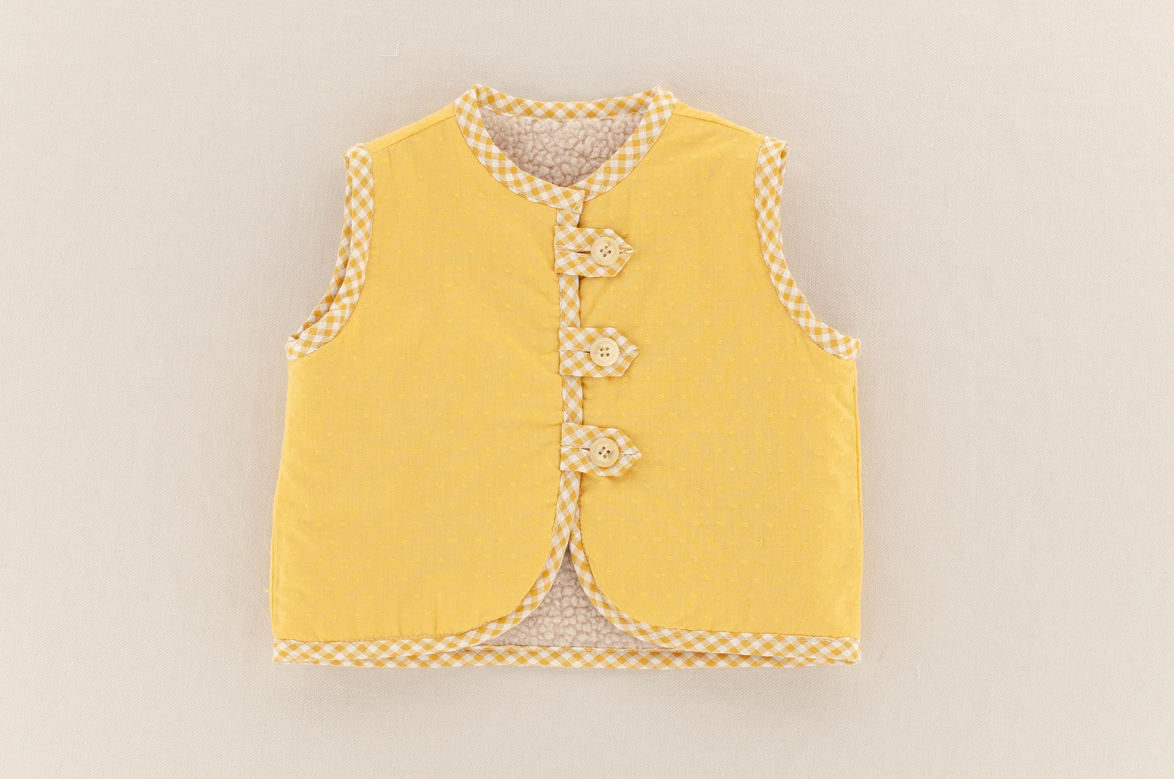 Reversible Vest PDF Sewing Pattern: Toddler/kids Sherpa & Cotton (2-10Y ...