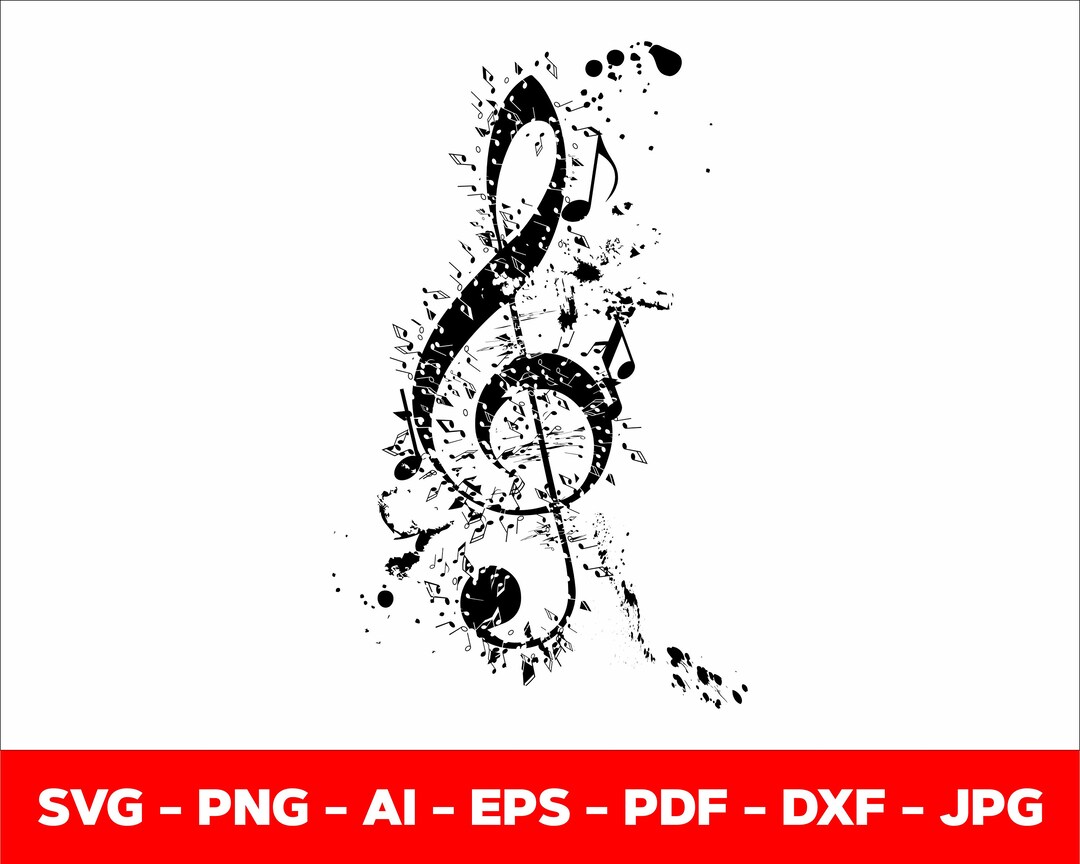 Music Svg, Musical Notes Svg, Clef Svg, G, Musical Note Svg Cricut ...