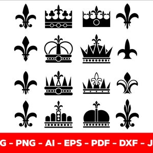 Royal Crown SVG File, King Crown SVG, Queen Crown SVG, Princess Tiara ...