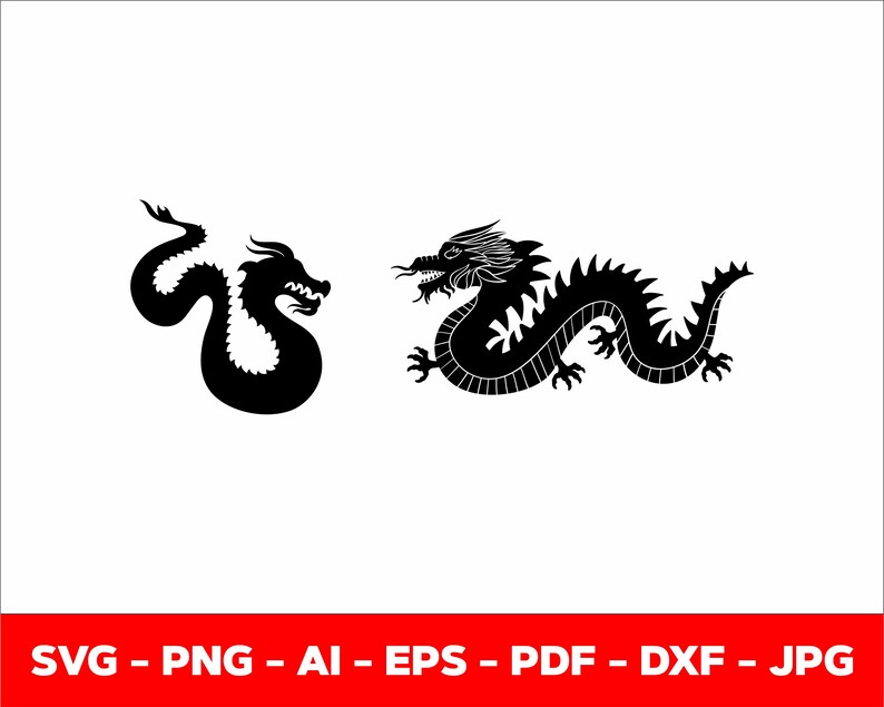Dragon Svg Bundle, Dragon Svg, Dragon Cut File, Dragons Head, Dragon ...