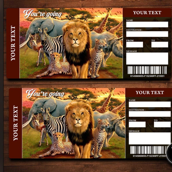 Zoo Safari - Etsy
