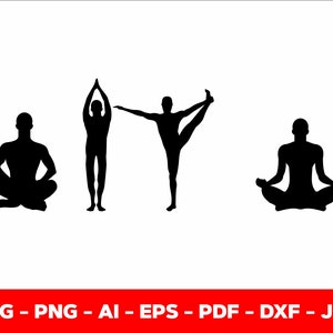 YOGA SVG Bundle, YOGA Svg Cut Files for Cricut, Meditation Svg, Yoga ...