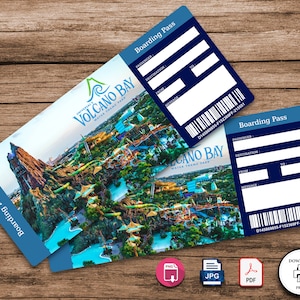 Universal's VOLCANO BAY Water Theme Park Ticket, Surprise Trip Ticket ...