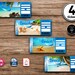 Beach Trip Ticket Tropical Vacation Tickets Instant Download Printable ...
