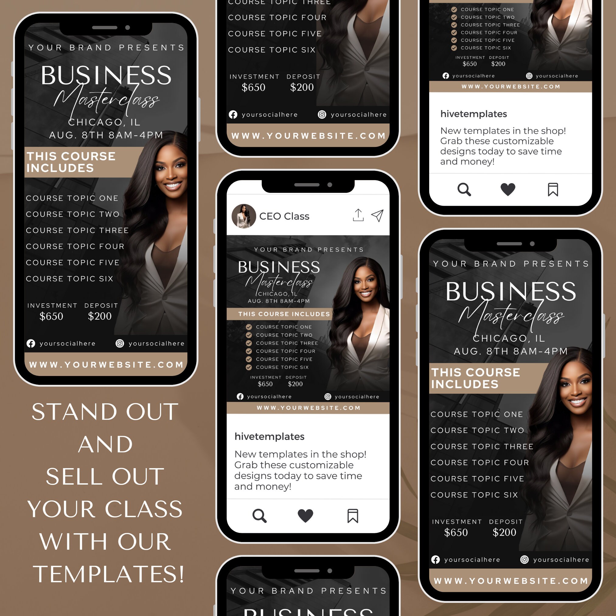 Diy Masterclass Social Media Flyer Lash Masterclass Flyer - Etsy