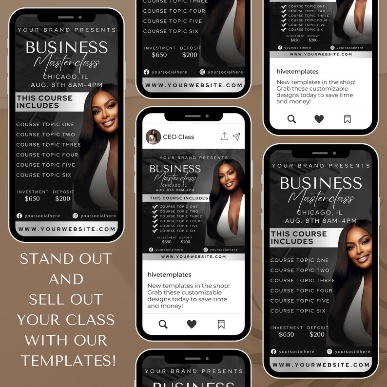 Diy Masterclass Social Media Flyer, Lash Masterclass Flyer, Body ...