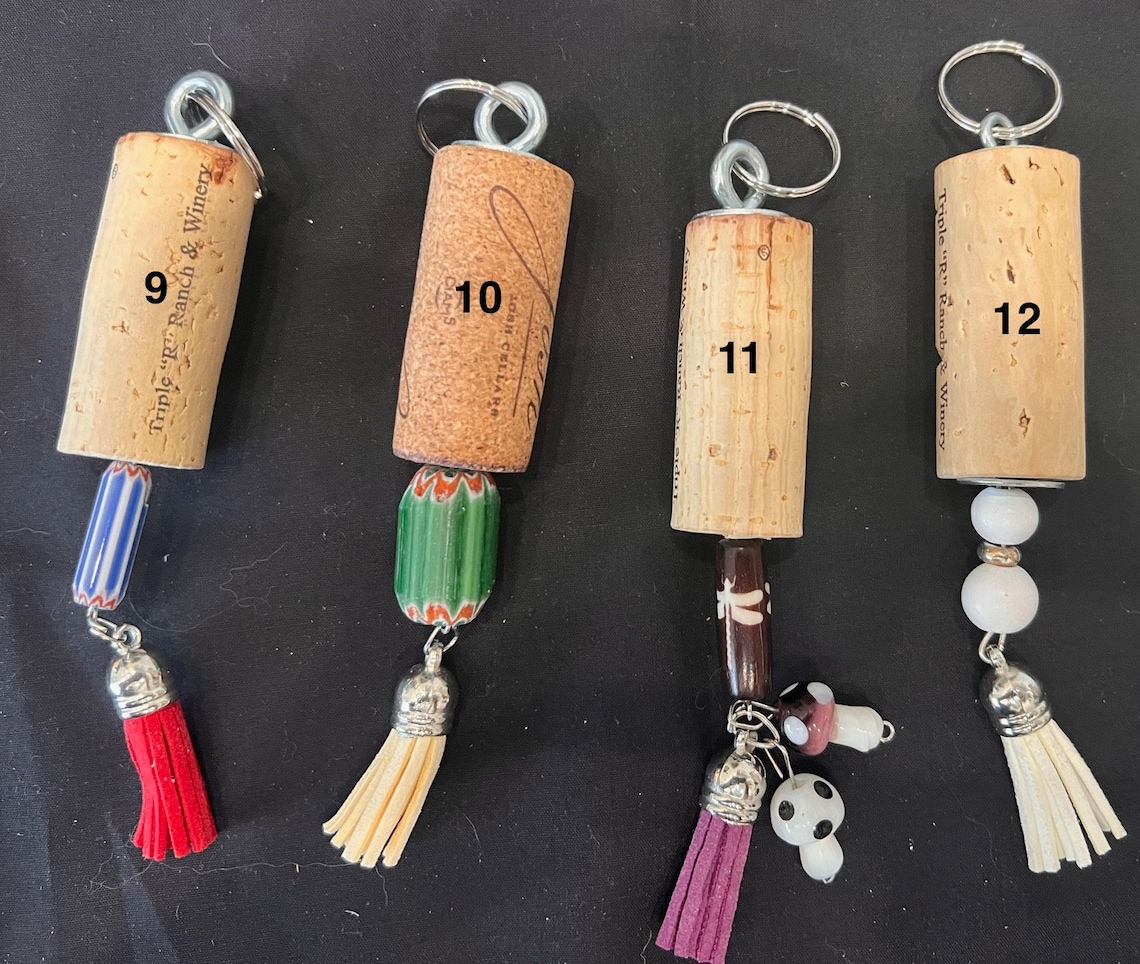 Floating Cork Keychains - Etsy