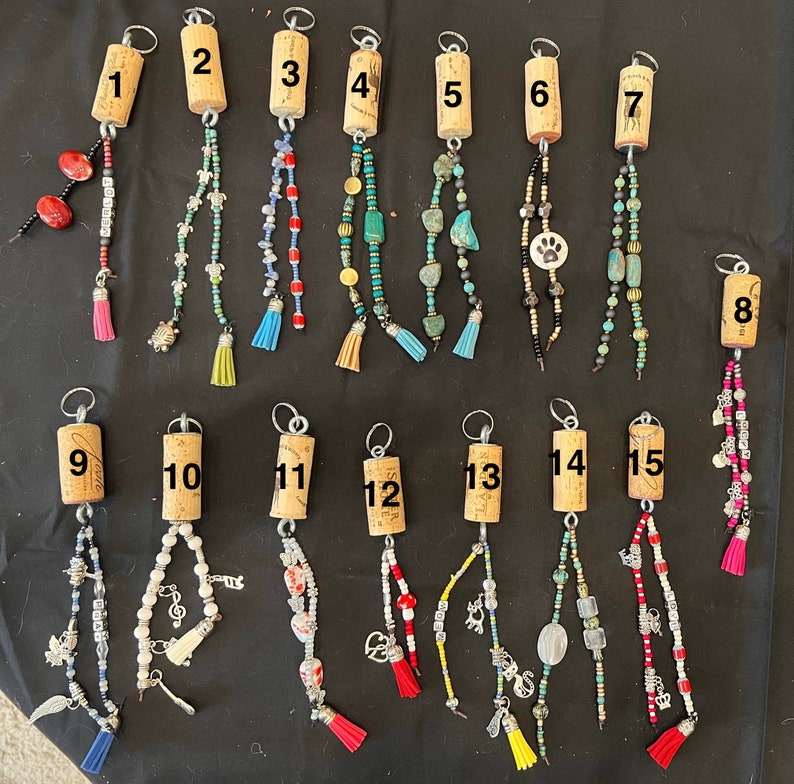 Cork Keychains - Etsy