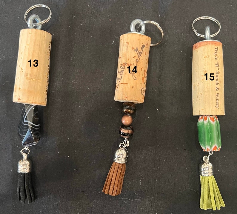 Floating Cork Keychains - Etsy