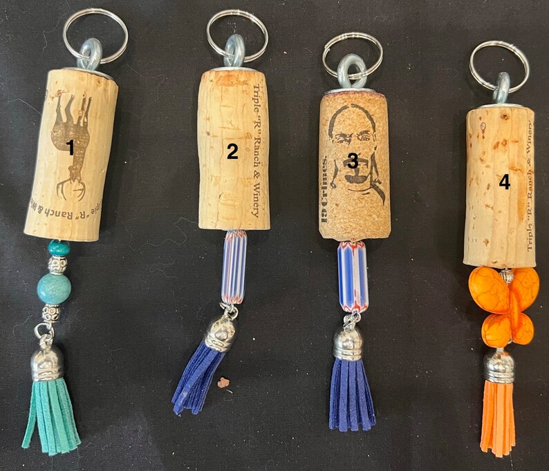 Floating Cork Keychains - Etsy