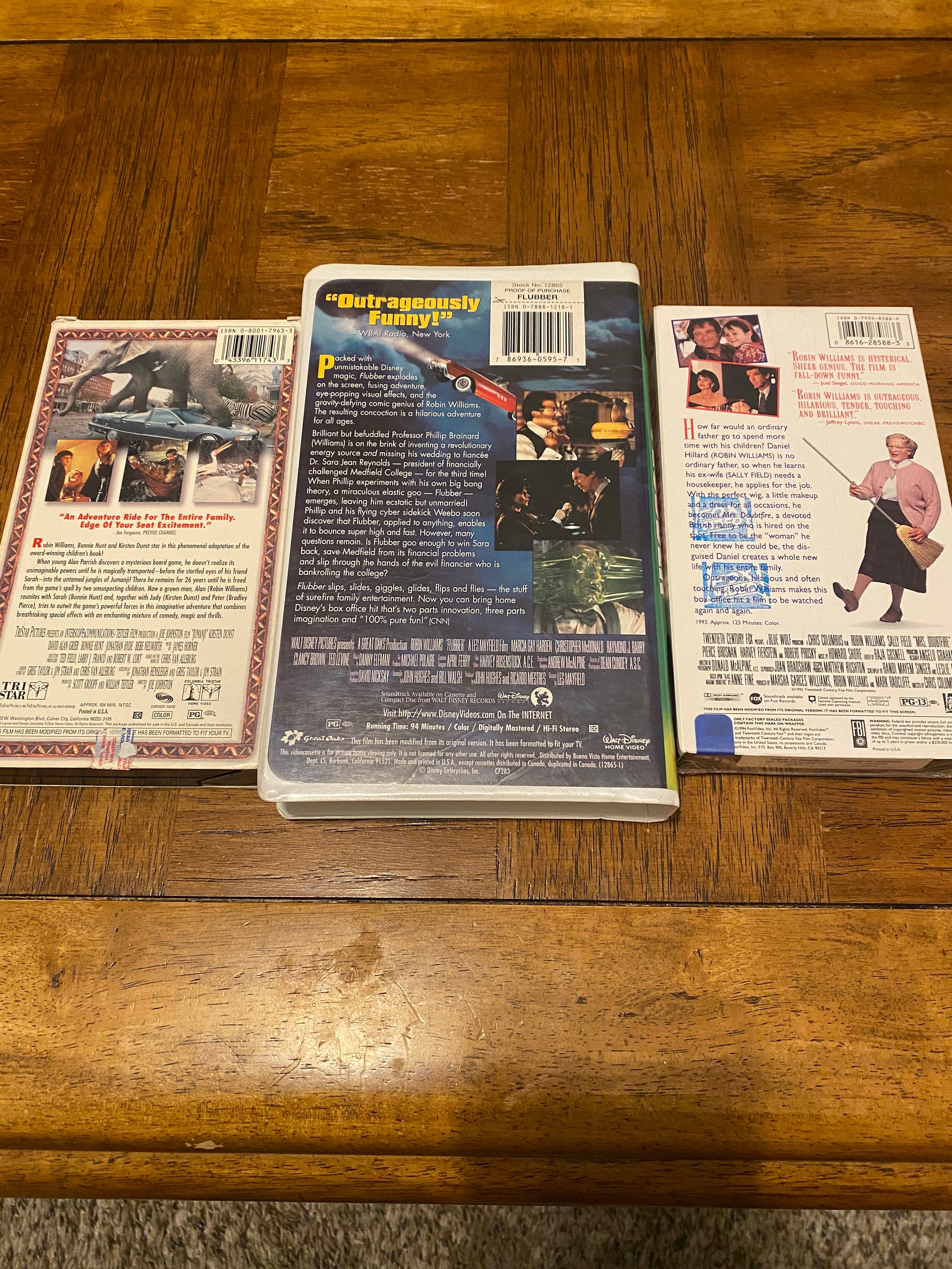 Robin Williams VHS Lot - Etsy