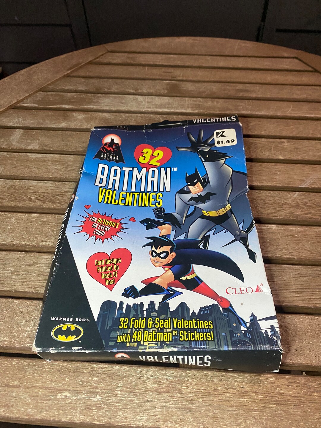Vintage 1999 Batman Valantines Day Cards - Etsy