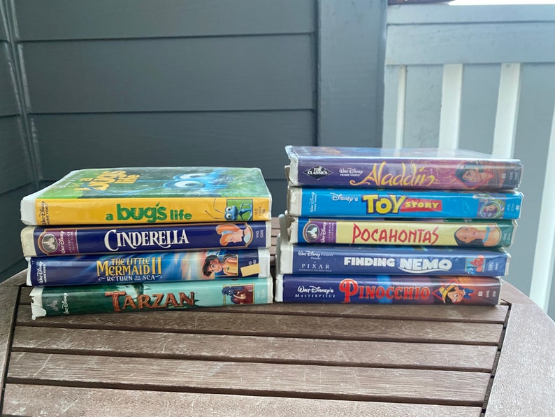 Disney VHS Lot 2 (9 VHS) - Etsy