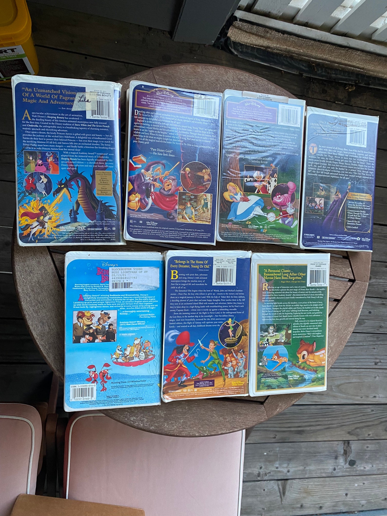 Disney VHS Lot 1 (7 VHS) - Etsy