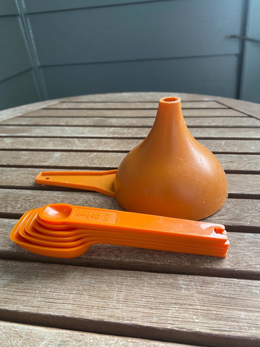 Tupperware Funnel and Measuring Spoons - Etsy