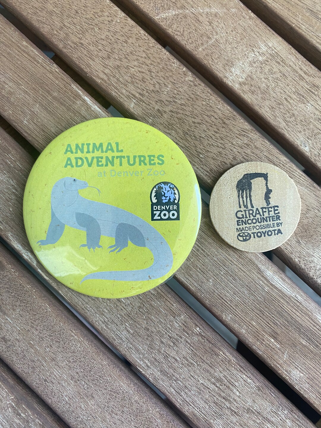 Denver Zoo Button and Giraffe Feed Token - Etsy