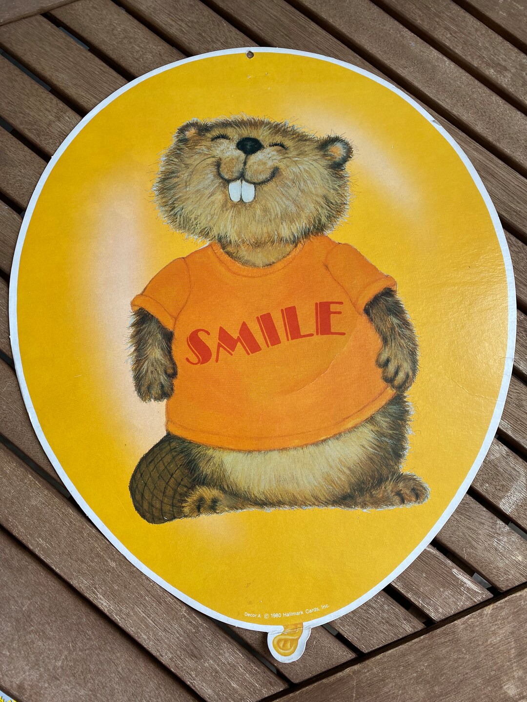 Hallmark Shirt Tales Beaver Sign - Etsy