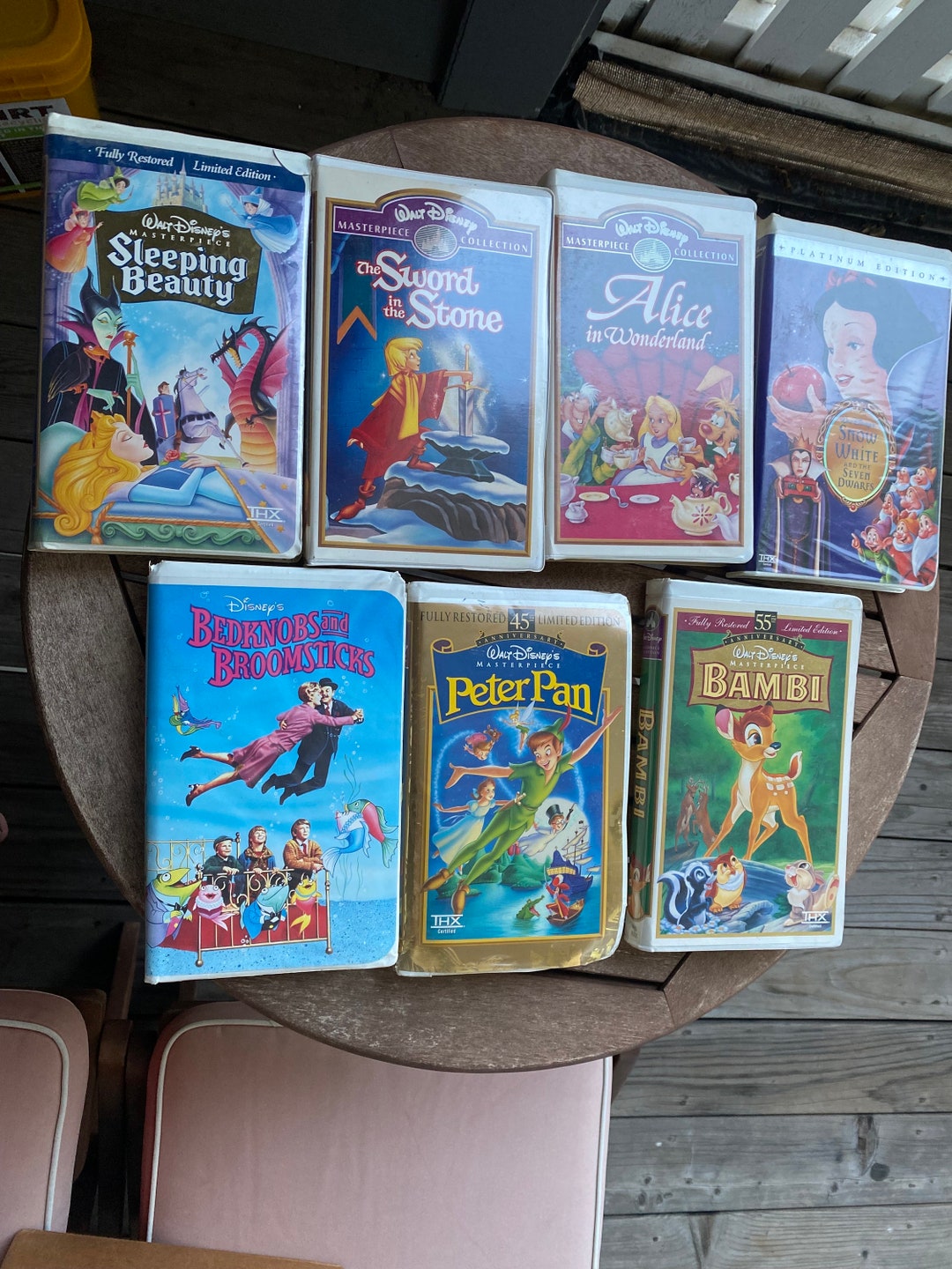 Disney VHS Lot 1 (7 VHS) - Etsy