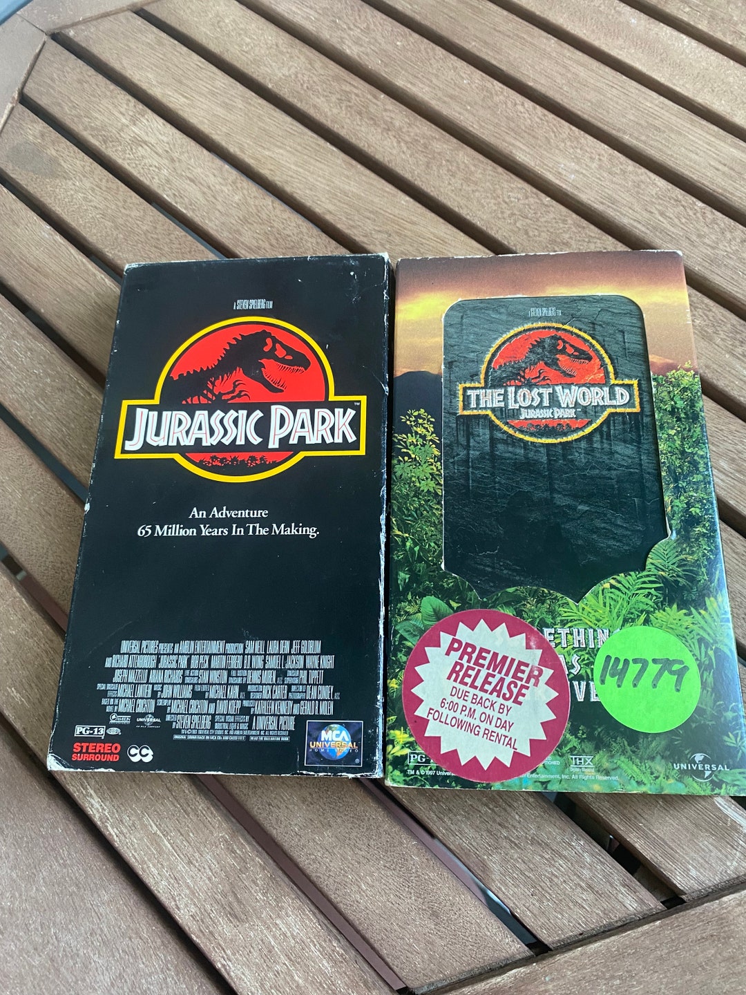Jurassic Park and the Lost World Jurassic Park VHS - Etsy