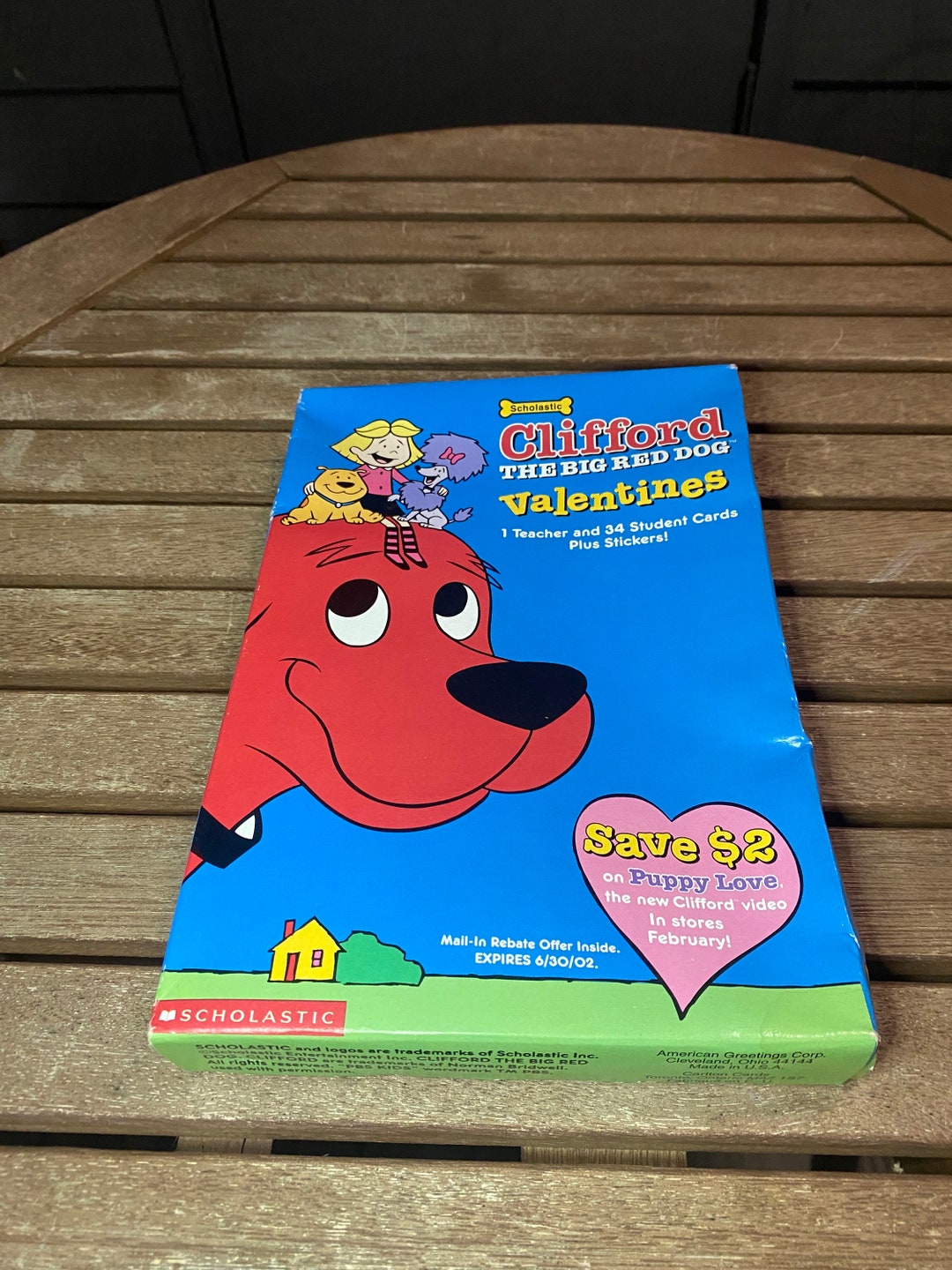 Clifford the Big Red Dog Vibtage Valentine’s Cards, New in Box - Etsy