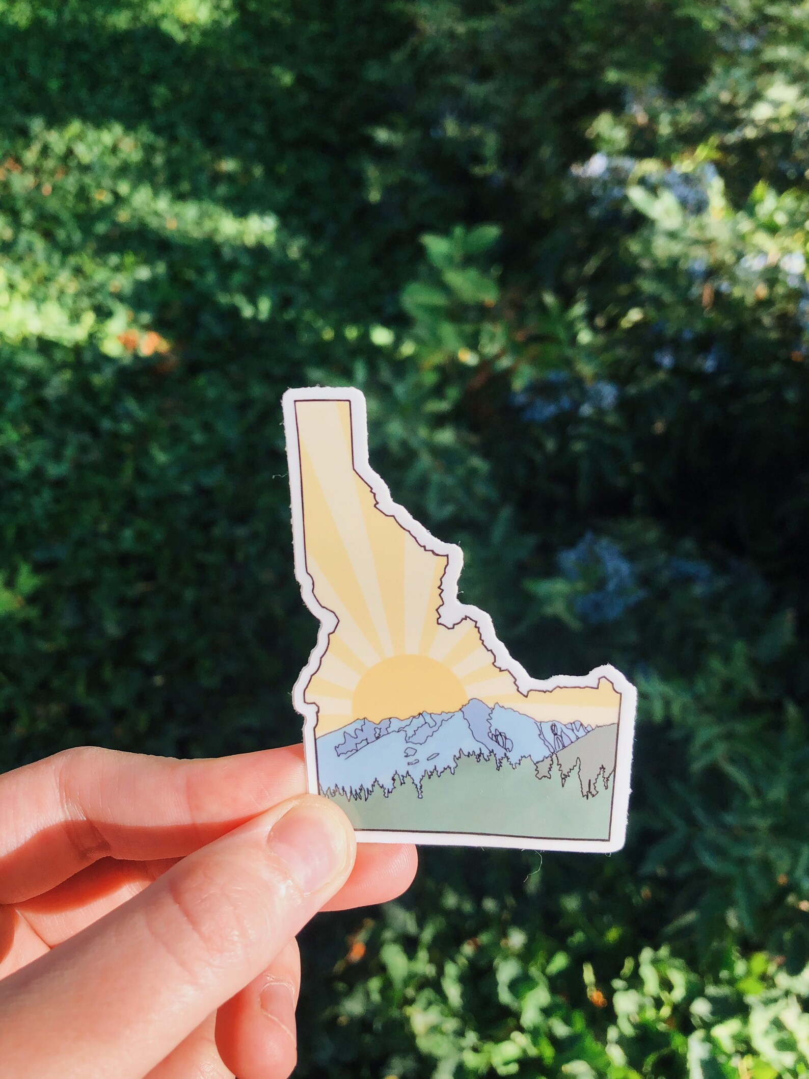 Idaho Sticker Sawtooth Mountains Idaho Sticker - Etsy