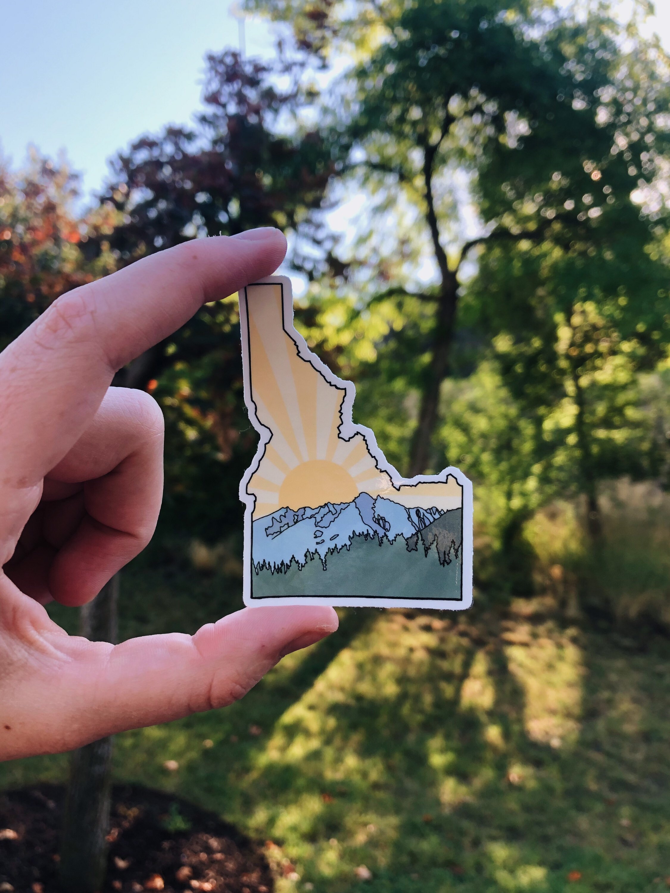 Idaho Sticker Sawtooth Mountains Idaho Sticker - Etsy