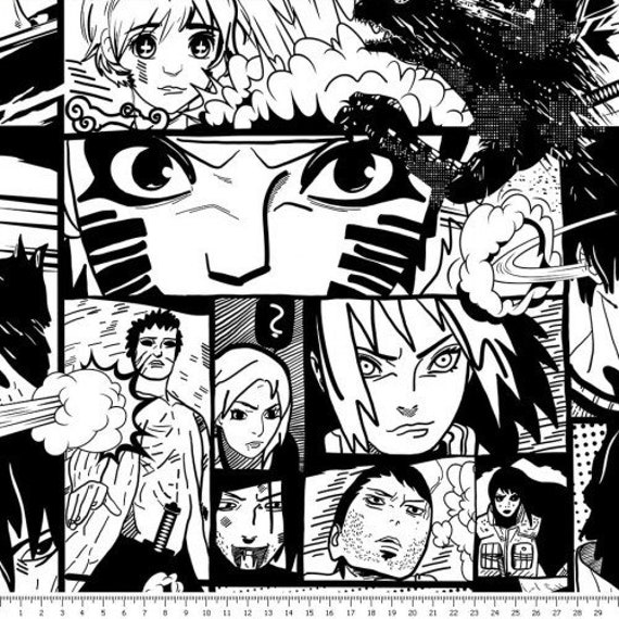 Manga Comic Strip Pattern Waterproof Polyester Fabric PN-EN - Etsy