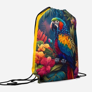 Parrot - Waterproof Fabric Panel for a Bag - Etsy