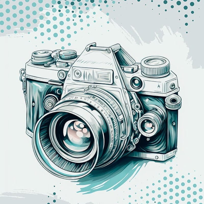 Camera Fabric - Etsy