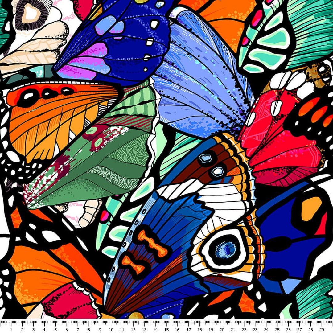 Butterfly Wings - 100% Cotton Fabric - Etsy