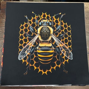 Honey Bee - Velvet Panel - Fabric for a Pillowcase - Different Sizes - Etsy