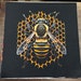 Honey Bee Velvet Panel Fabric for a Pillowcase Different Sizes - Etsy