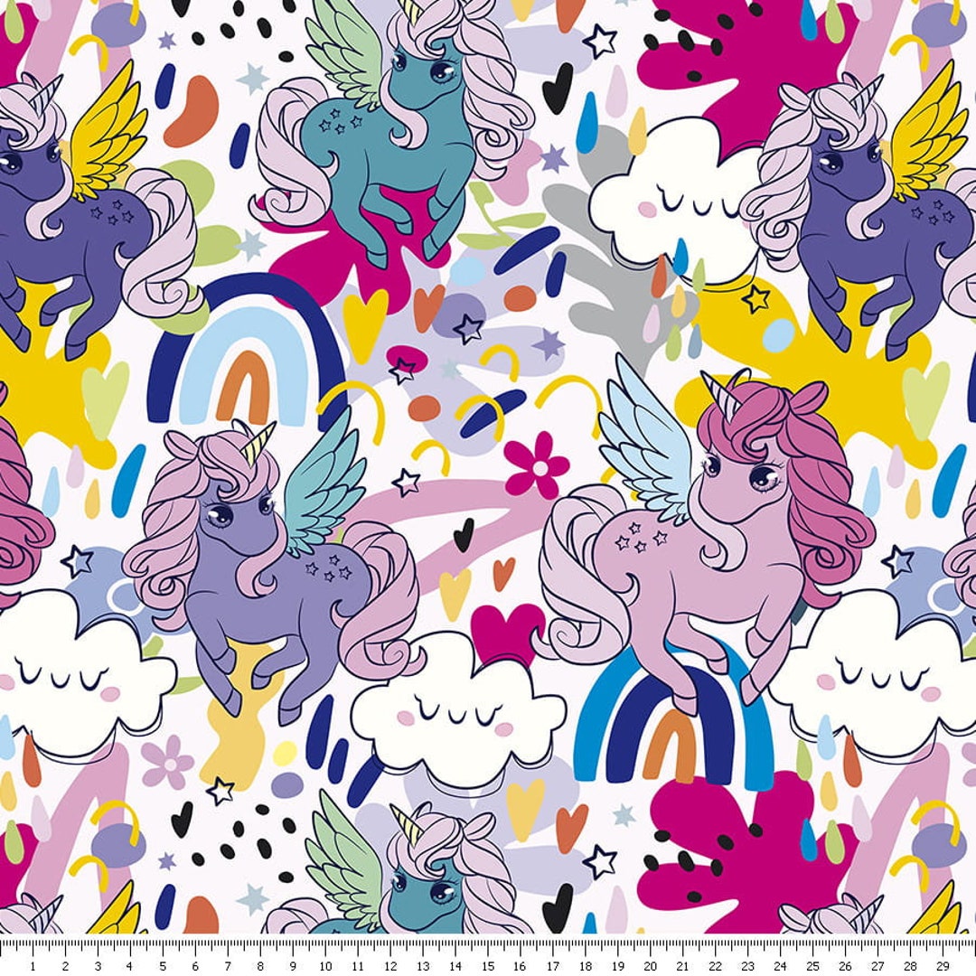 Unicorns - 100% Cotton Fabric - Etsy