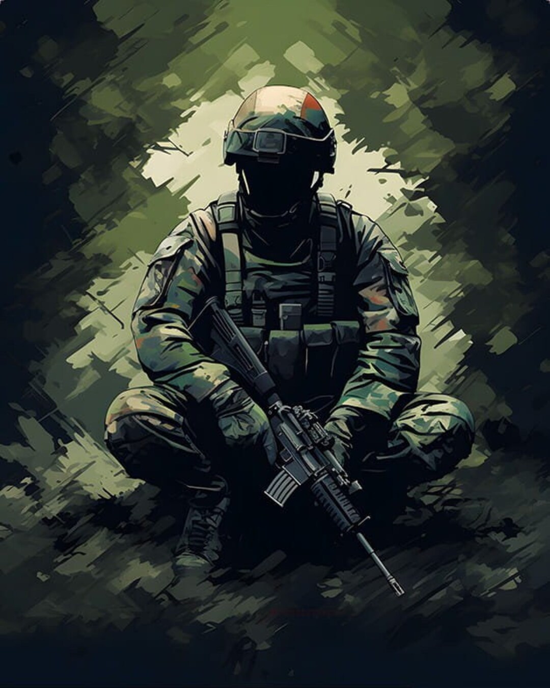 Soldier - Waterproof Fabric Panel for a Bag - Different Sizes - Etsy