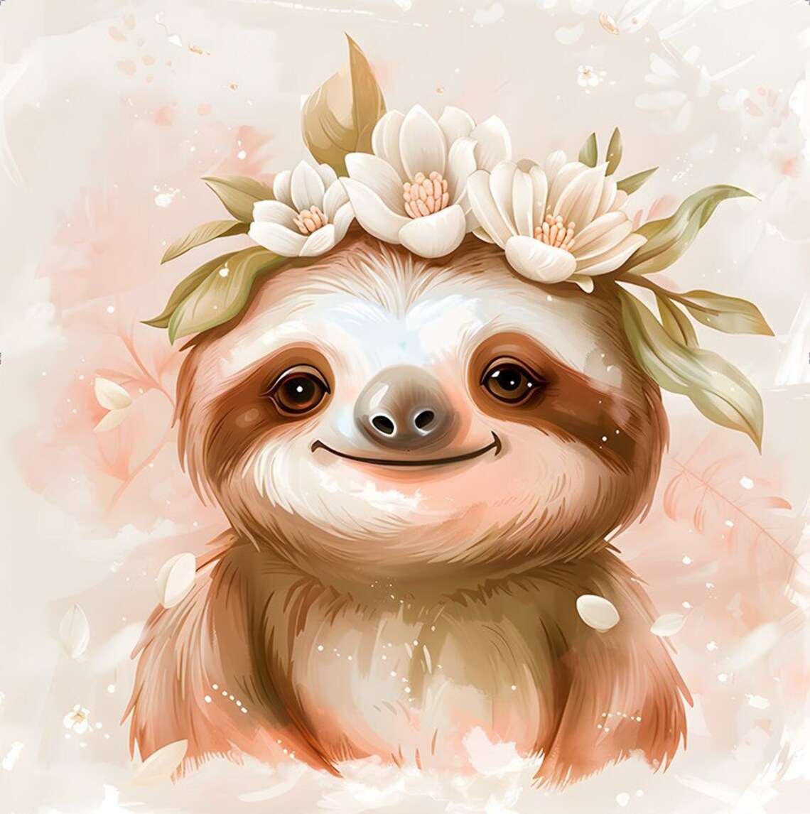 Happy Sloth Velvet Panel Different Sizes Fabric for a Pillowcase - Etsy