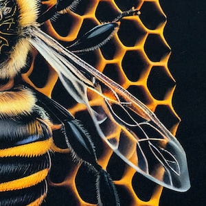 Honey Bee - Velvet Panel - Fabric for a Pillowcase - Different Sizes - Etsy