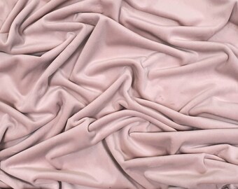 Dusty Pink Stretch Velvet Fabric by the Yard 60 Wide - Etsy