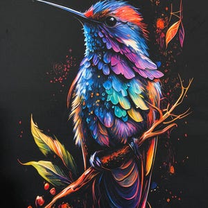 Hummingbird - Velvet Panel - Fabric for a Pillowcase - Different Sizes ...