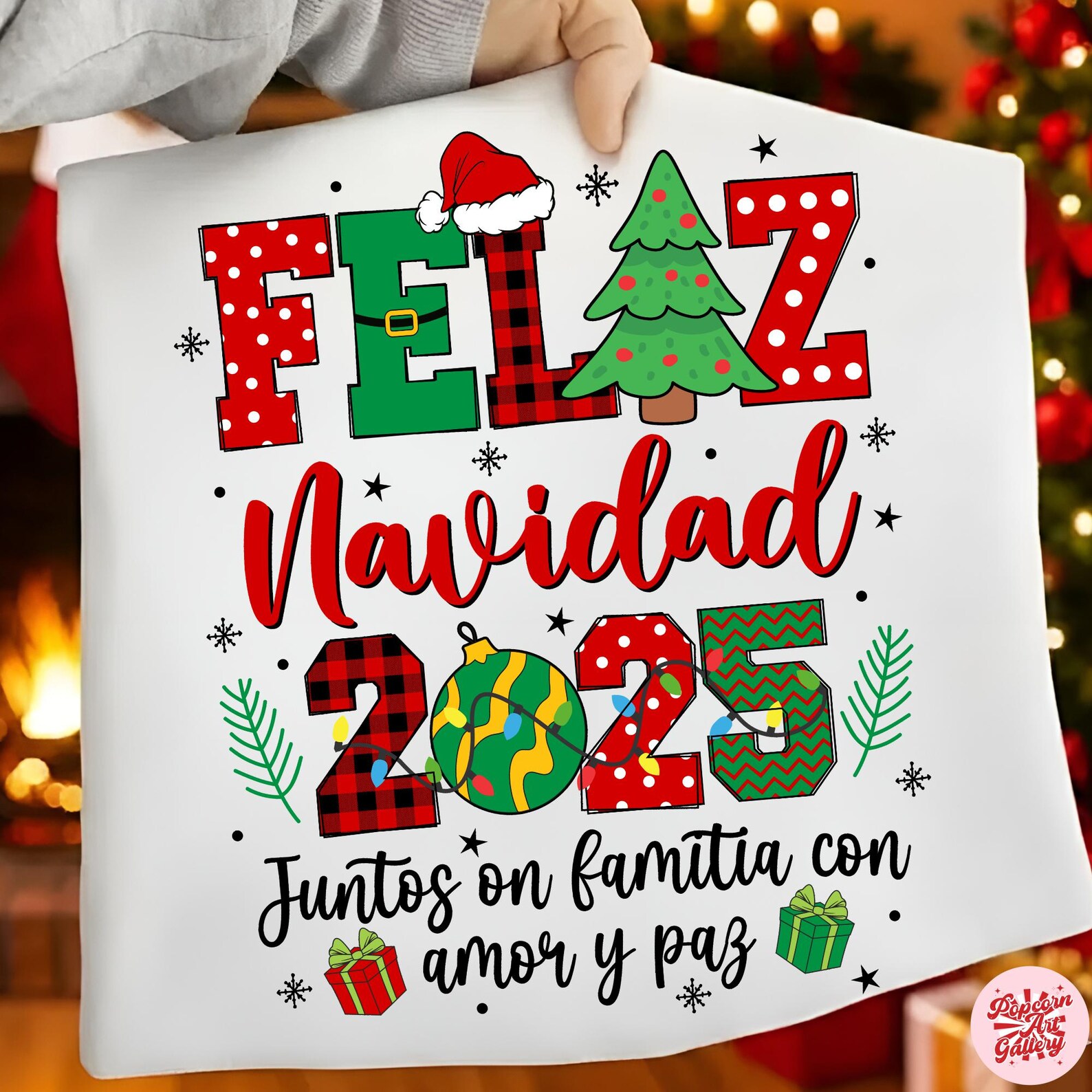 Feliz Navidad Png, Feliz Navidad Sublimation, Spanish Christmas Png ...