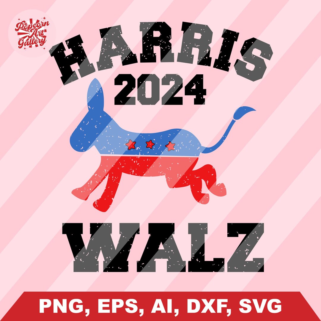 Harris Walz SVG, Kamala Harris PNG, Kamala Harris Tim Walz SVG, Kamala ...