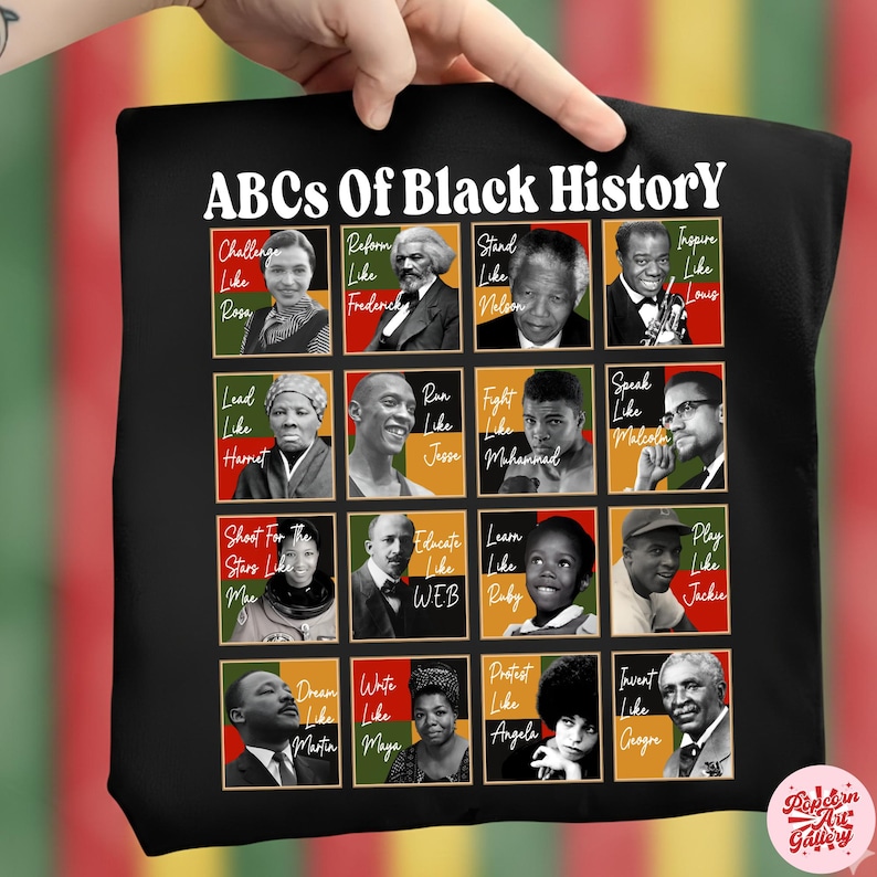 Abc's of Black Excellence PNG, Everday is Black History Month, Black ...