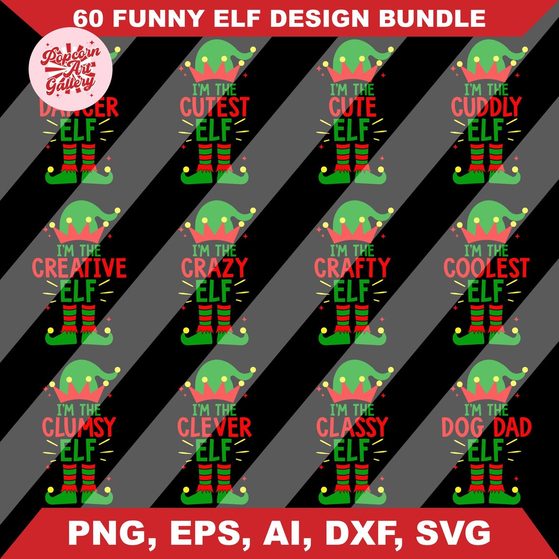Elf Family SVG Bundle Elf SVG Elf Shirt SVG Family - Etsy