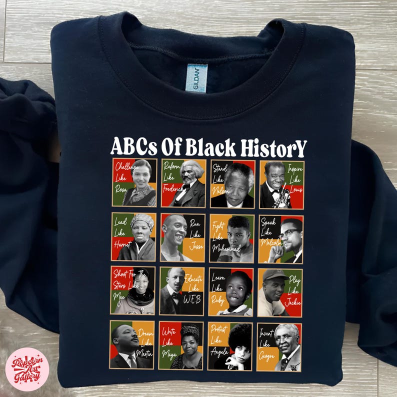 Abc's of Black Excellence PNG, Everday is Black History Month, Black ...
