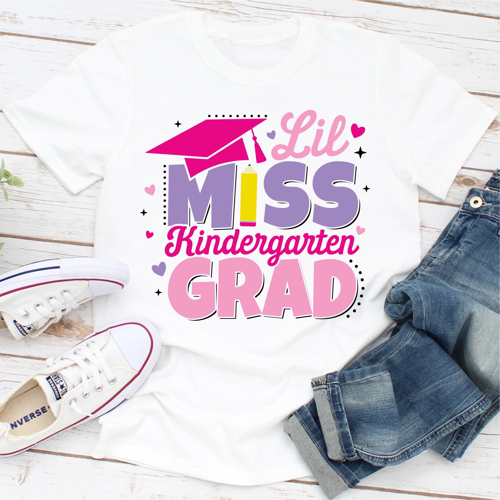 Lil Miss Kindergarten Grad Svg, Kindergarten Svg, Kindergarten Grad ...