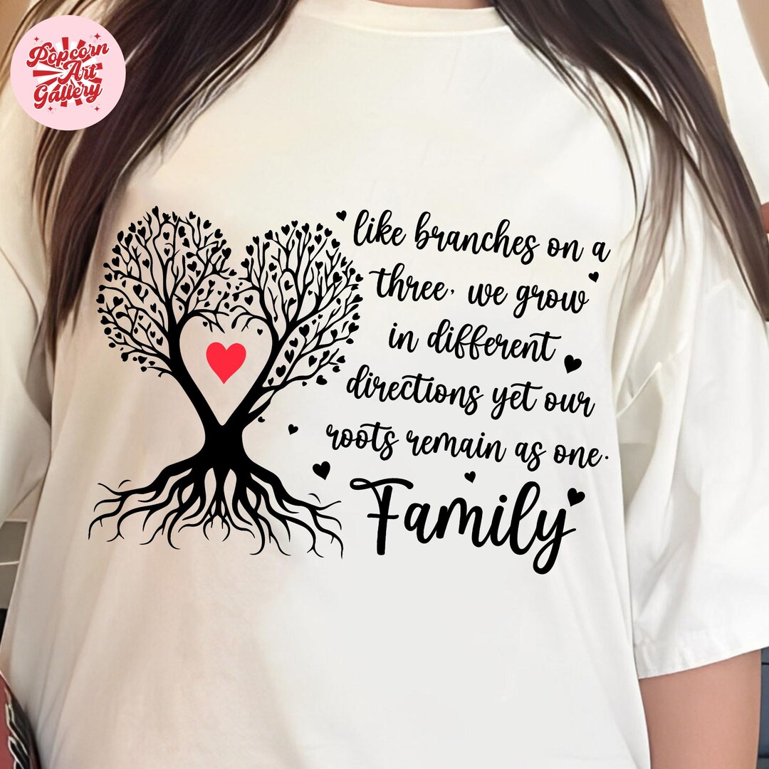 Family Like Branches on A Tree SVG / Family SVG / Family Tree SVG ...