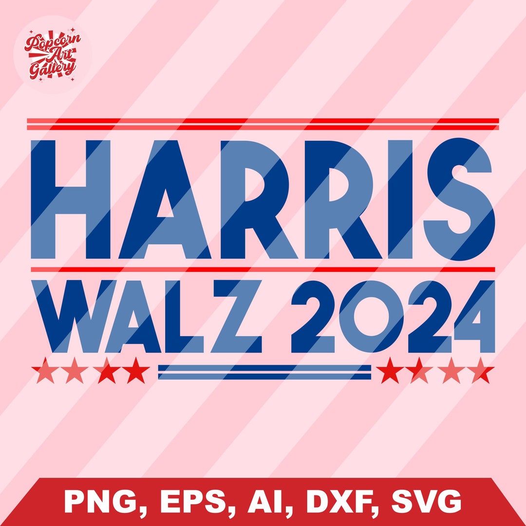 Harris Walz SVG, Kamala Harris PNG, Kamala Harris Tim Walz SVG, Kamala ...