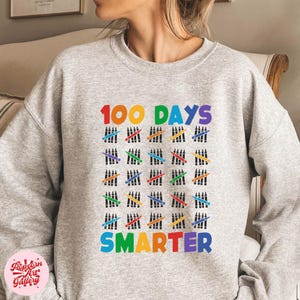 100 Days Smarter Svg, 100th Day of School Svg Dxf Eps Png, Kids Svg ...