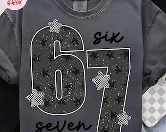Funny PNG, Six Seven Png, Six Seven Shirt, 6 7 Png, Viral Phrase Meme ...
